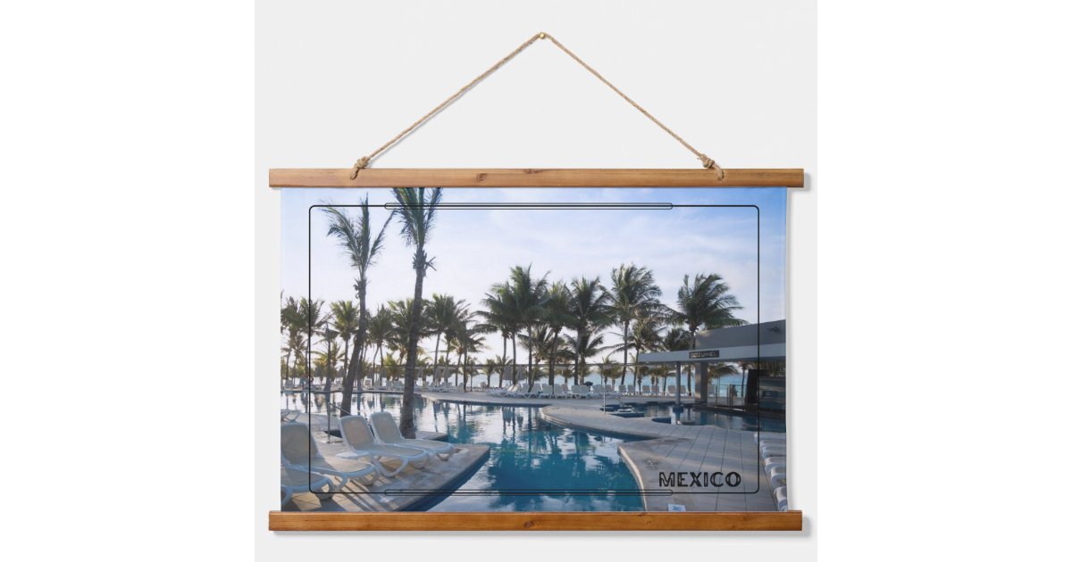 Vibrant Mexico Resort Hanging Tapestry | Zazzle