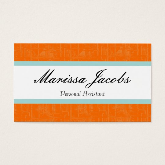 Vibrant Personal Assistant Business Card | Zazzle