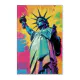 Vibrant Pop Art Statue of Liberty Poster Wall Art | Zazzle
