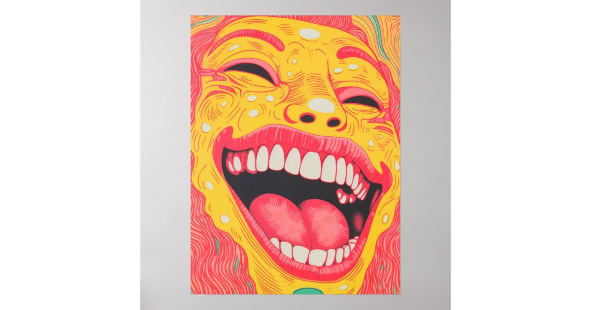 Vibrant Smile Poster | Zazzle