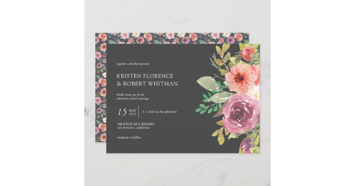 Vibrant Summer | Wedding Invitation | Zazzle