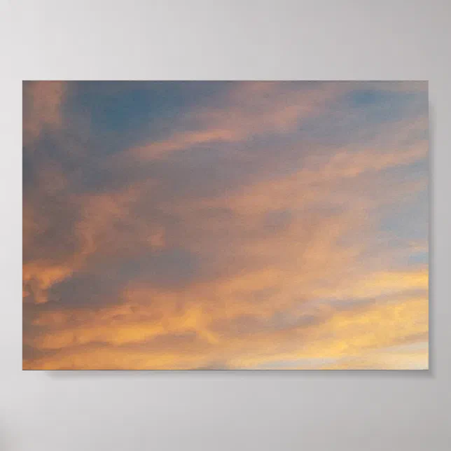 Vibrant sunset poster | Zazzle