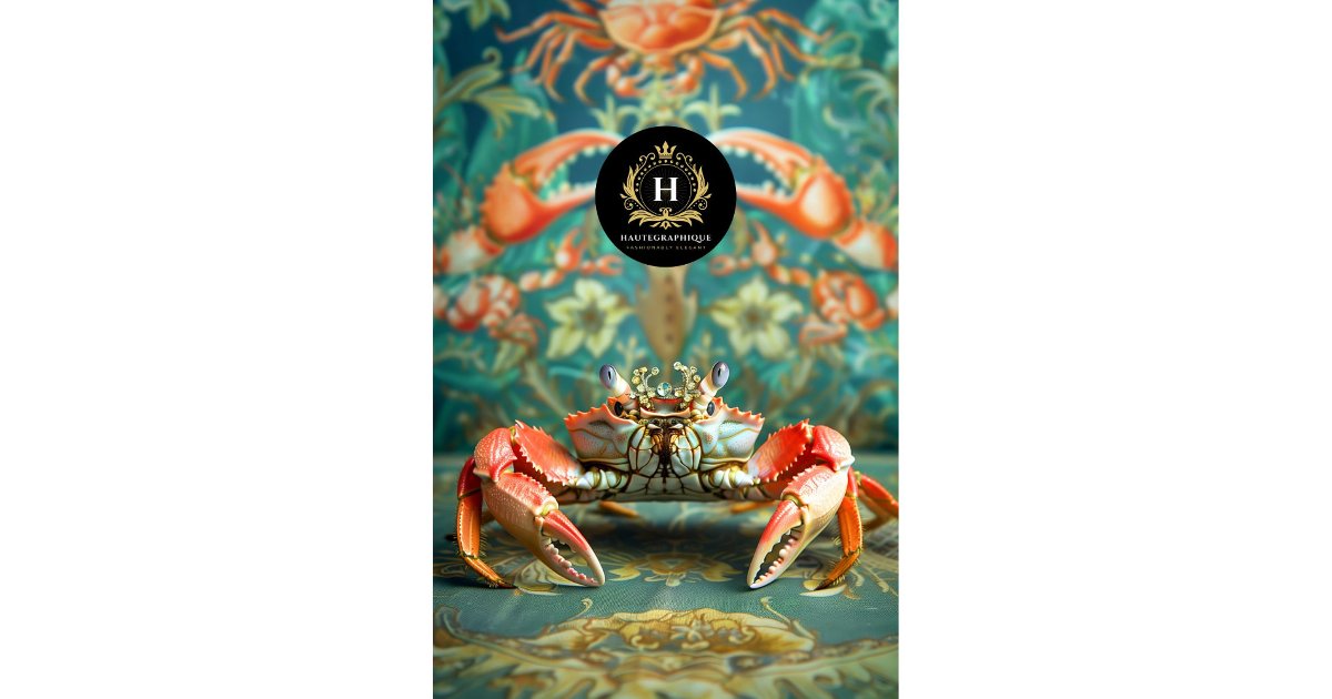 Vibrant Vintage Floral King Crab Decoupage Tissue Paper | Zazzle