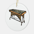 vibraphone simple instrument design.png ceramic ornament | Zazzle