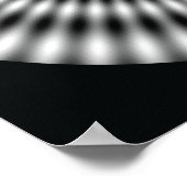 Vibrating Circle - Optical Illusion Poster | Zazzle