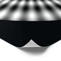 Vibrating Circle - Optical Illusion Poster | Zazzle