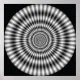 Vibrating Circle - Optical Illusion Poster | Zazzle