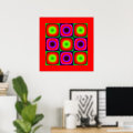 Vibrating Color Combinations Poster | Zazzle