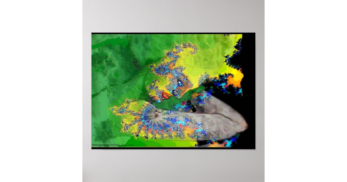 VIBRATIONS OF MATTER POSTER | Zazzle