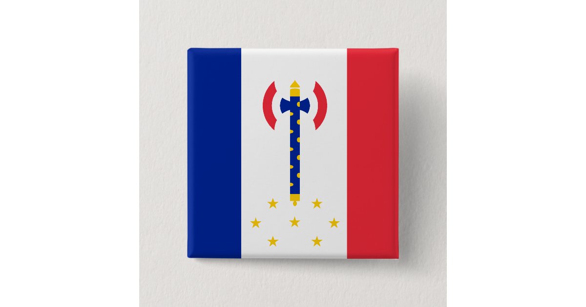 Vichy, France flag Button | Zazzle