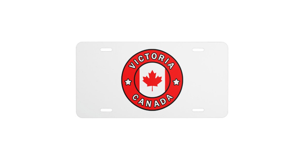 Victoria Canada License Plate | Zazzle