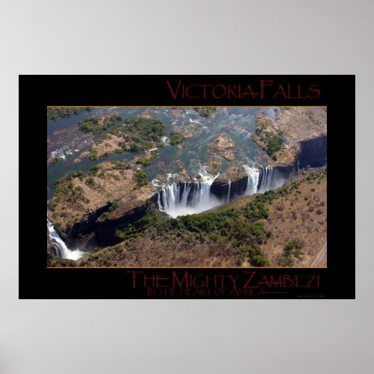 Victoria Falls Poster | Zazzle.com