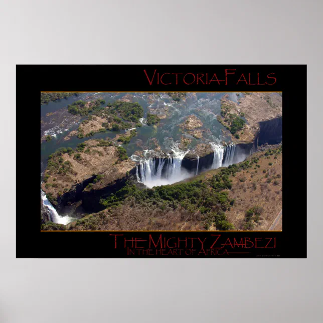 Victoria Falls Poster | Zazzle