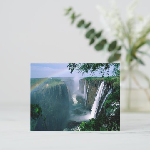 victoria falls, zimbabwe postcard | Zazzle