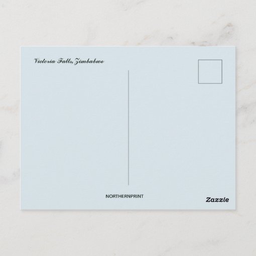 Victoria Falls Zimbabwe Postcard | Zazzle