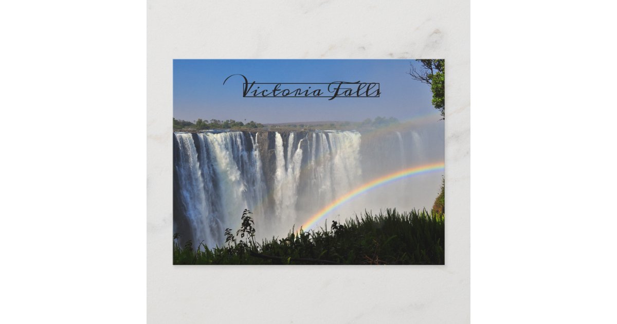 Victoriafälle Postcard | Zazzle