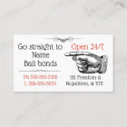 Bail Bonds Customizable Business Card Template | Zazzle.com