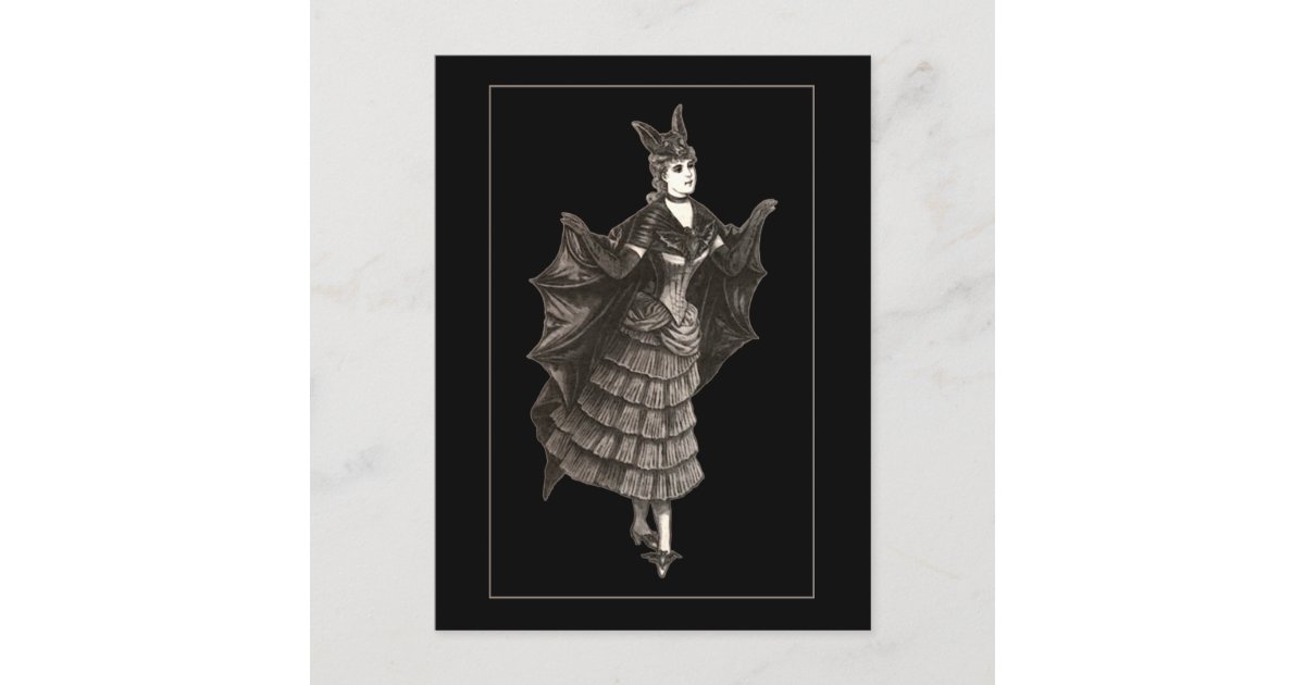 Victorian Bat - Postcard #2 | Zazzle