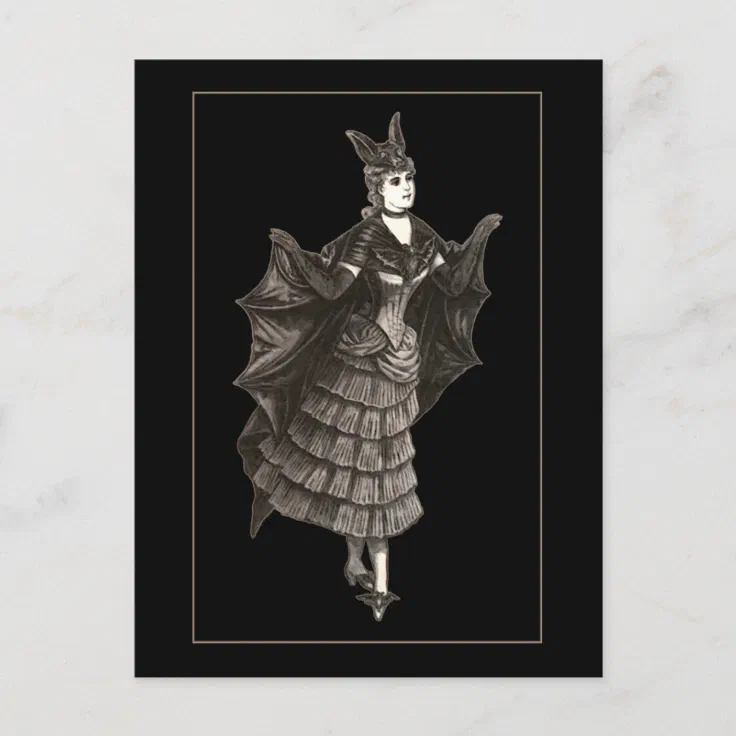 Victorian Bat - Postcard #2 | Zazzle