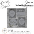Victorian Bat Until Death Black & Gray Wedding Invitation | Zazzle