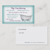 Victorian Bathtub Business card- customize Business Card | Zazzle