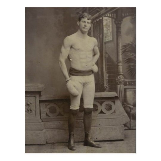 Victorian Boxing Boy Postcard | Zazzle.com