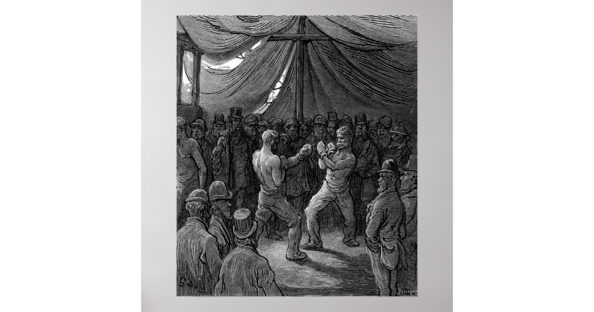 Victorian Boxing match Poster | Zazzle
