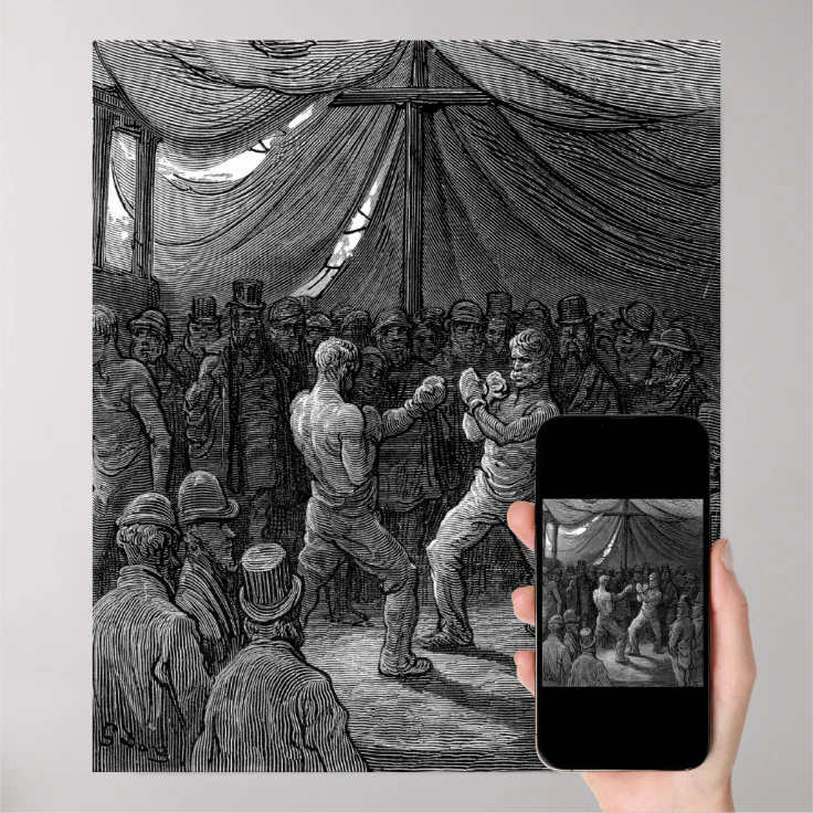 Victorian Boxing match Poster | Zazzle