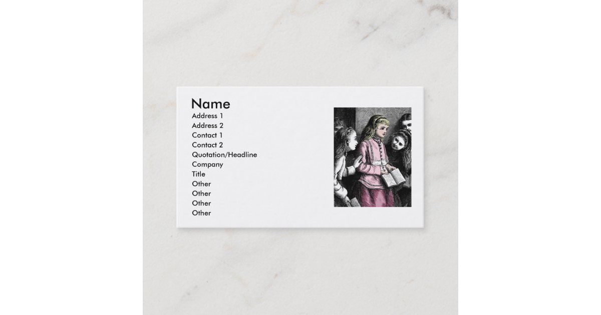 Victorian Business Card | Zazzle