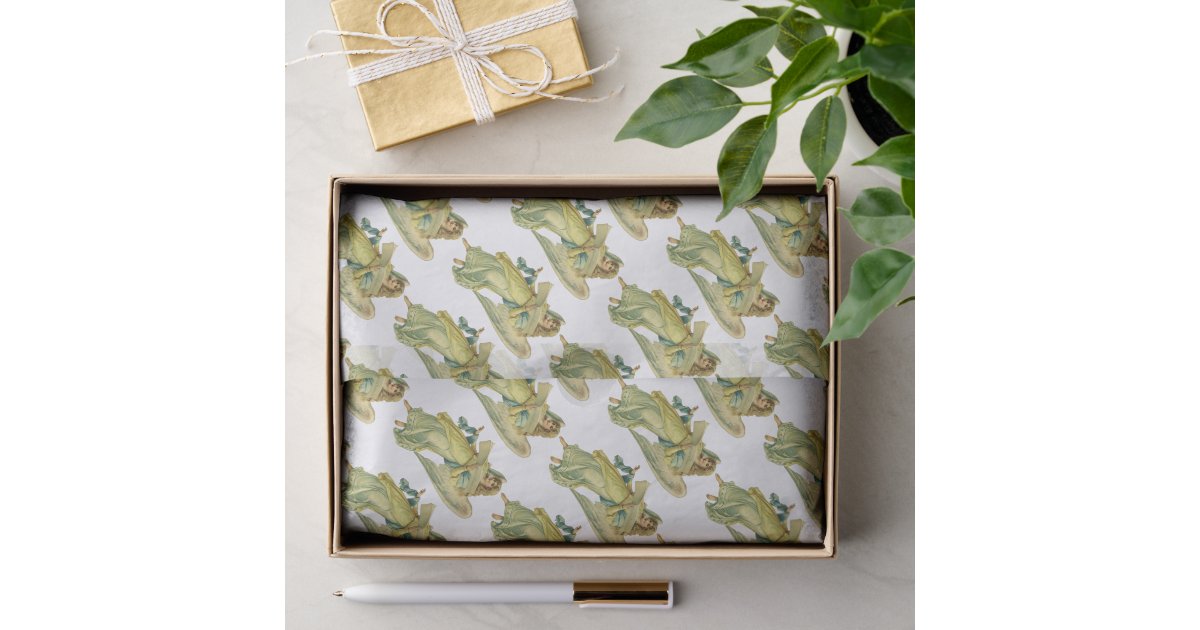 Victorian Christmas Angel, Gloria in Excelsis Deo Tissue Paper | Zazzle