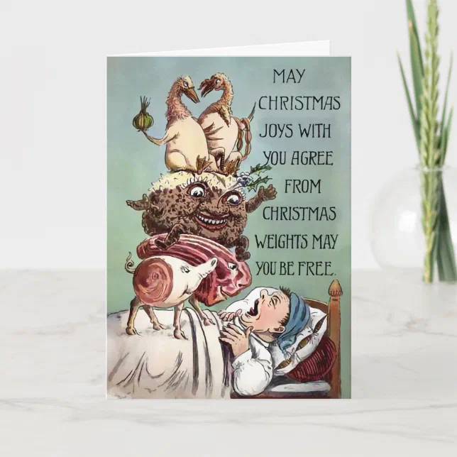 Victorian Christmas Joys Holiday Card | Zazzle