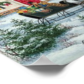 Victorian christmas Poster | Zazzle