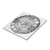 Victorian Compass Rose Ceramic Tile | Zazzle