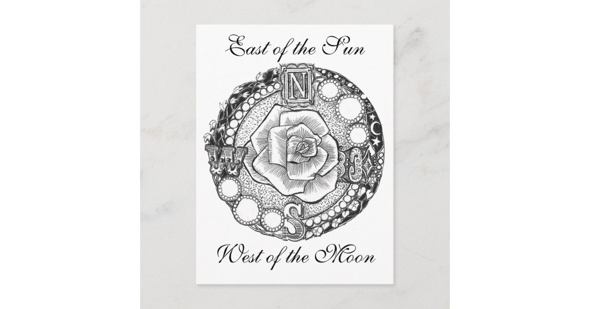 Victorian Compass Rose Postcard | Zazzle