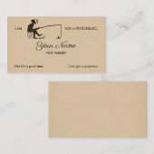 Victorian Customizable Fishing Acquaintance Card | Zazzle