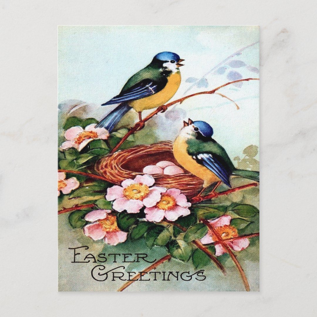 Victorian Easter Holiday Postcard | Zazzle