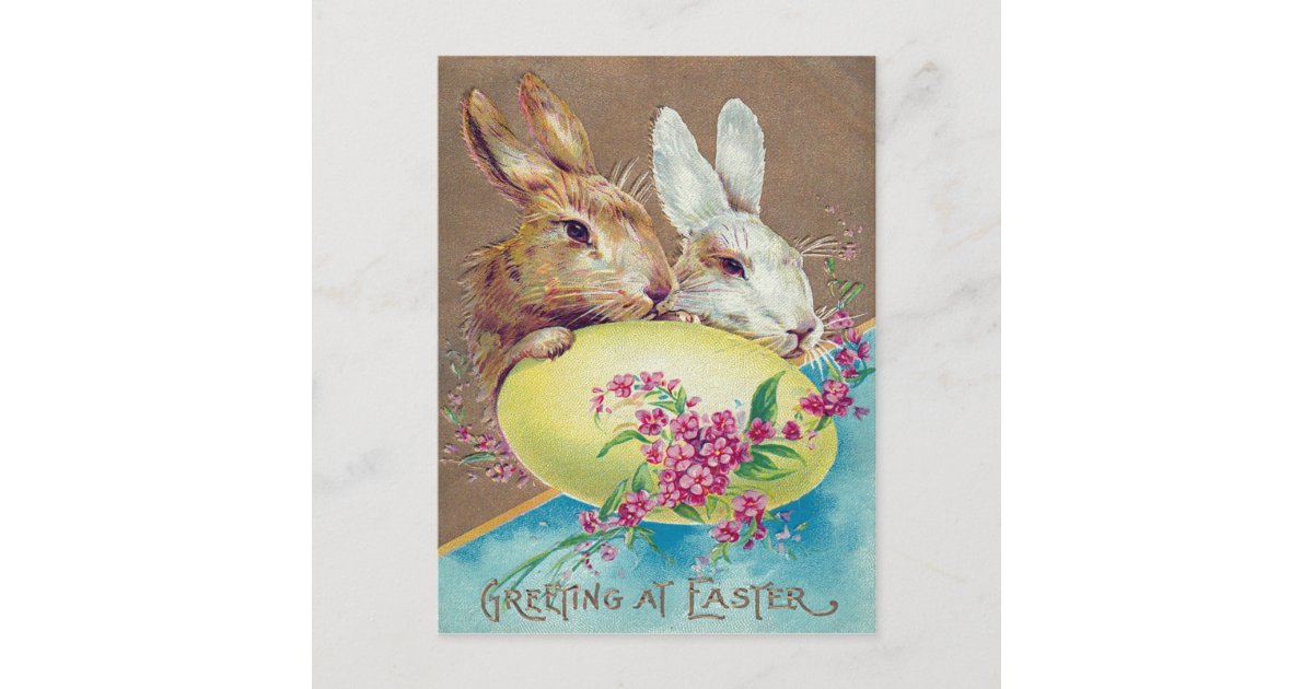 Victorian Easter Holiday Postcard | Zazzle