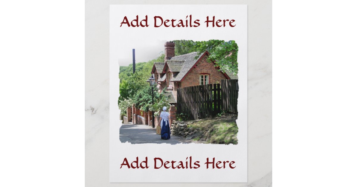 VICTORIAN ENGLAND FLYER | Zazzle