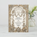 Victorian Era 1897 Baroque Rococo Altar Invitation | Zazzle