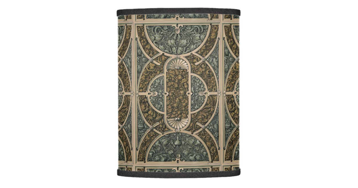 Victorian Era Art Nouveau Foliage by Anton Seder Lamp Shade | Zazzle