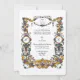 Victorian Era Baroque Style Floral Cartouche Invitation | Zazzle