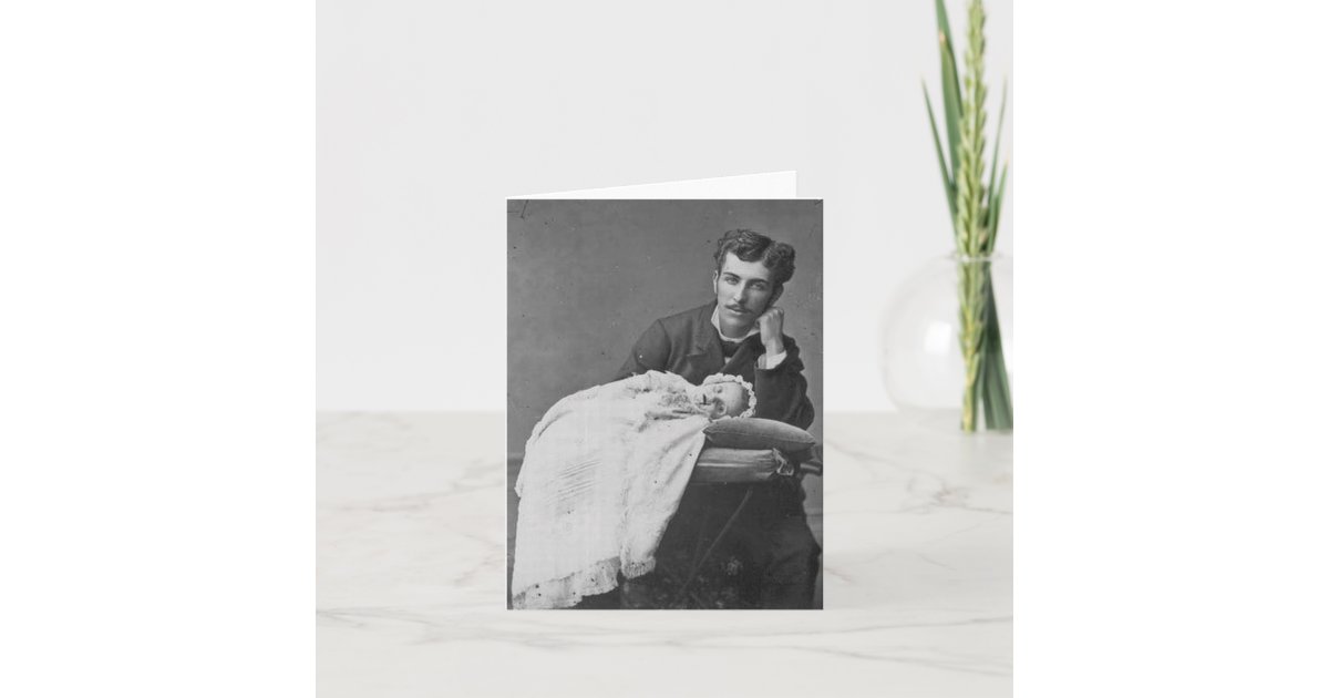 Victorian Era Death Photo Card | Zazzle