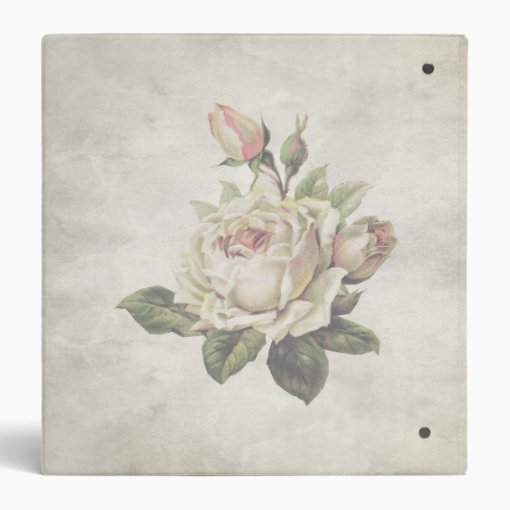 Victorian Floral Custom Wedding Photo Album 3 Ring Binder | Zazzle
