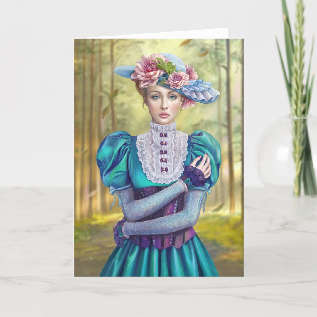 Victorian Greeting Cards | Zazzle