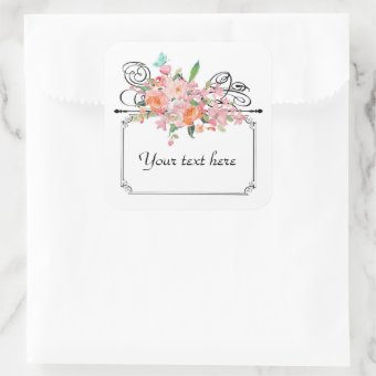 Victorian hanging sign sticker | Zazzle