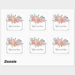 Victorian hanging sign sticker | Zazzle