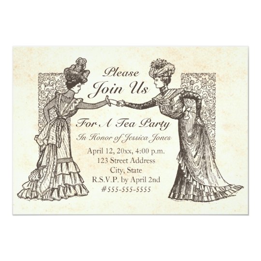 Victorian Ladies Invitation | Zazzle.com