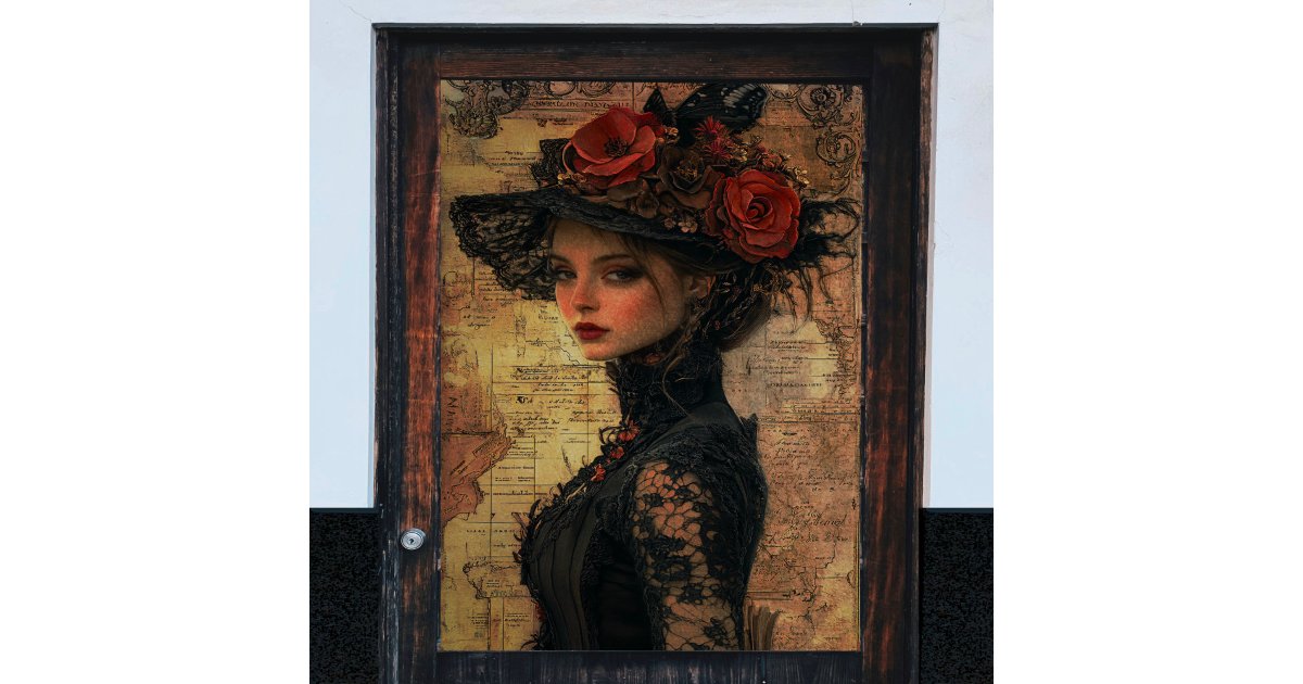 Victorian Lady Decoupage Tissue Paper | Zazzle