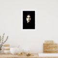 victorian lady haunting, stare, stark poster | Zazzle