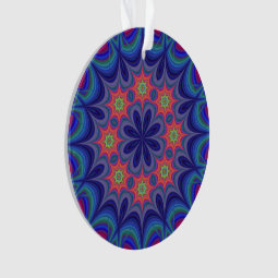 Victorian Magenta Mandala Ornament | Zazzle